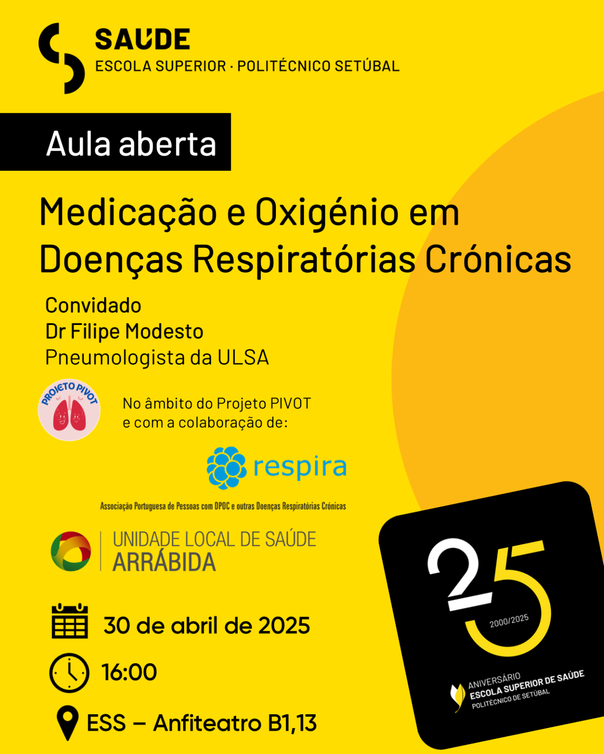 Aula Aberta – Medicação e Oxigénio em Doenças Respiratórias Crónicas ...